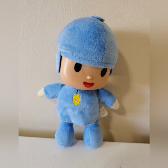 Toys | Pocoyo Plush Toy Hard Plastic Head Blue Boy 9 | Poshmark